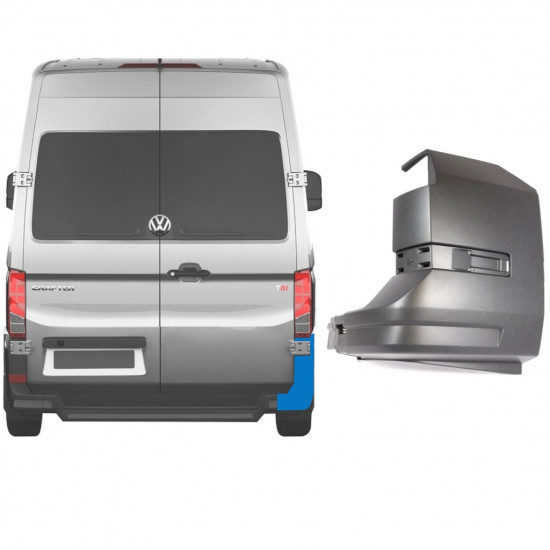 Volkswagen Crafter 2017- Coin Du Pare-chocs Arrière / Droit